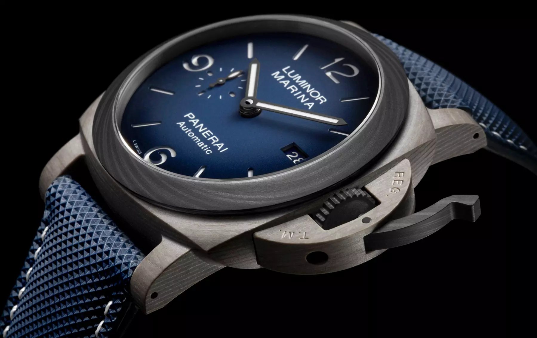 Бірінші көрініс: Panerai Luminor Marina Fibratech 44 PAM01663 жаңа талшықты материалды ұсынады 33911_5