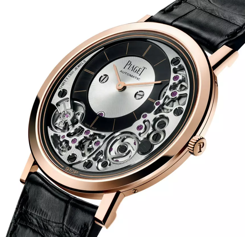 Piaget Altiplano Ultimate 910P har ny rekord for den tynneste automatiske klokken 34266_2