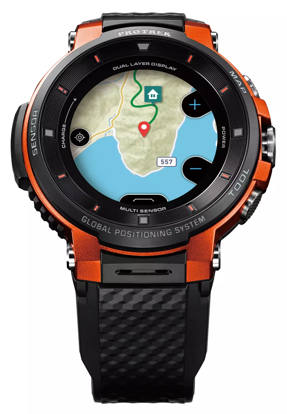 Το ρολόι Casio Protrek Smart WSD-F30 τώρα έχει περισσότερο φορητό μέγεθος και βελτιωμένη διάρκεια ζωής μπαταρίας 3475_1