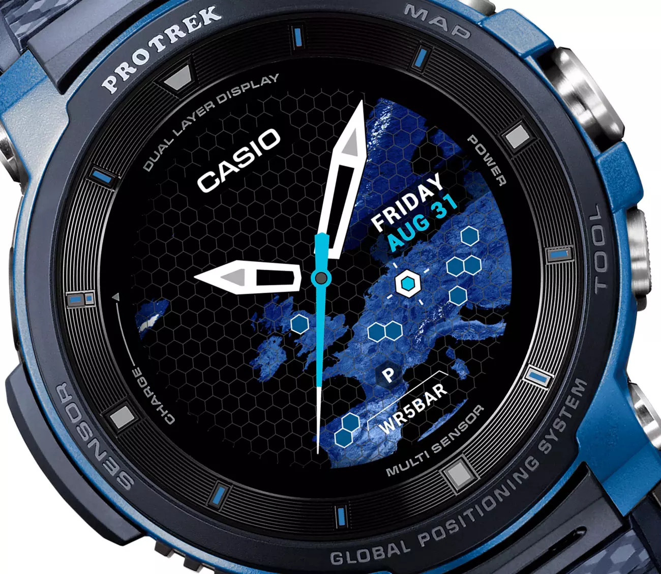 Часовникът Casio Protrek Smart WSD-F30 вече има по-голям размер за носене и подобрен живот на батерията 3475_10