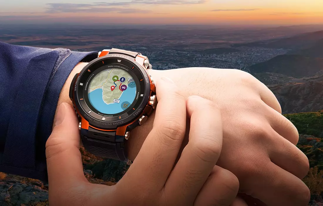 Часовникът Casio Protrek Smart WSD-F30 вече има по-голям размер за носене и подобрен живот на батерията 3475_6
