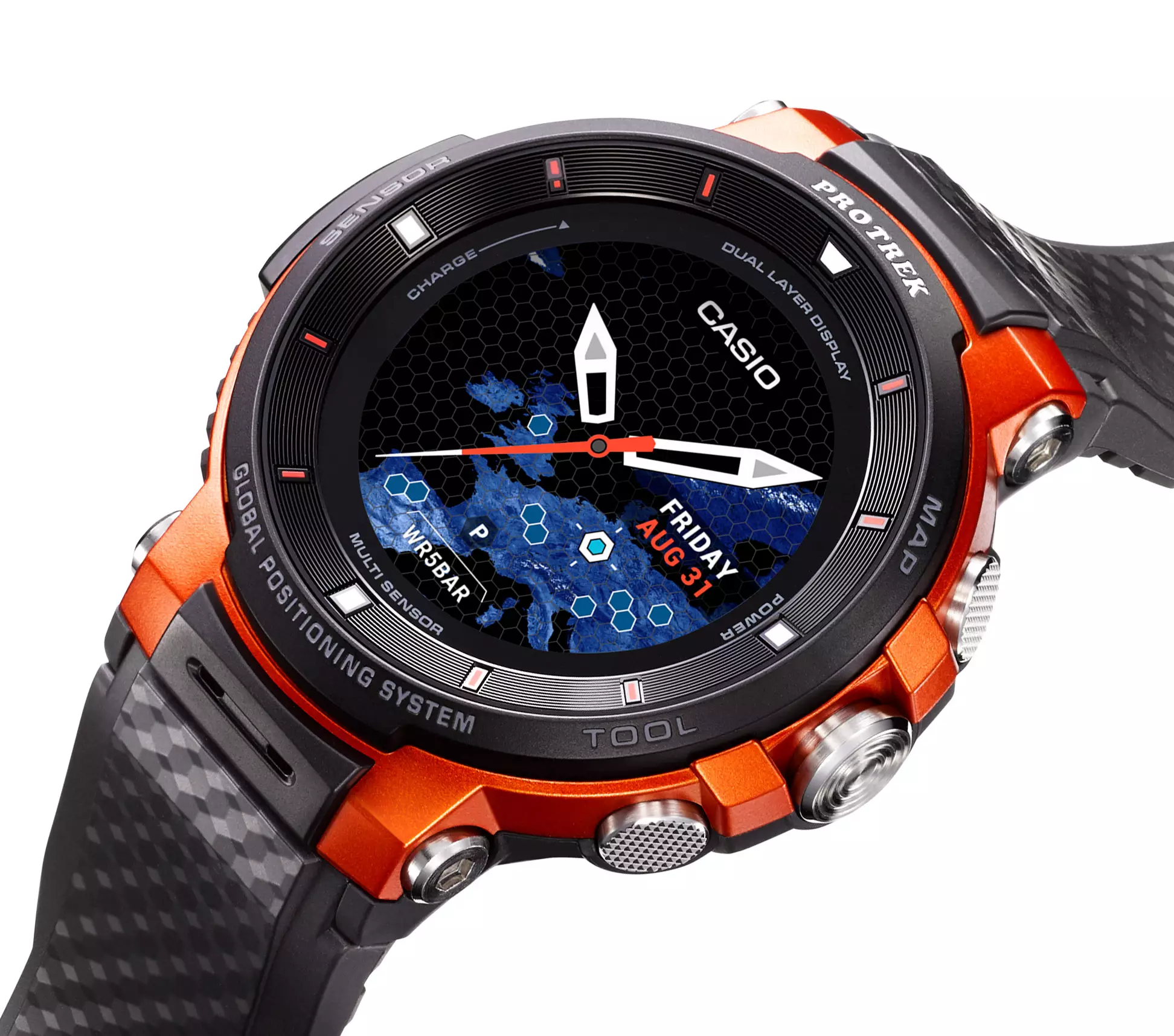 Casio Protrek Smart WSD-F30 horloge heeft nu meer draagbaar formaat en verbeterde levensduur van de batterij 3475_7
