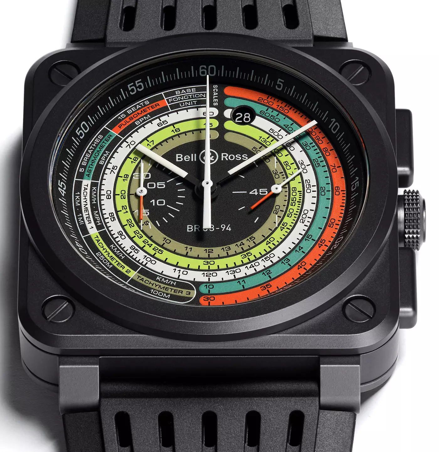 Bell & Ross သည် Limited Edition BR 03-94 Multimeter နာရီကို ကြေညာသည်။ 3499_2