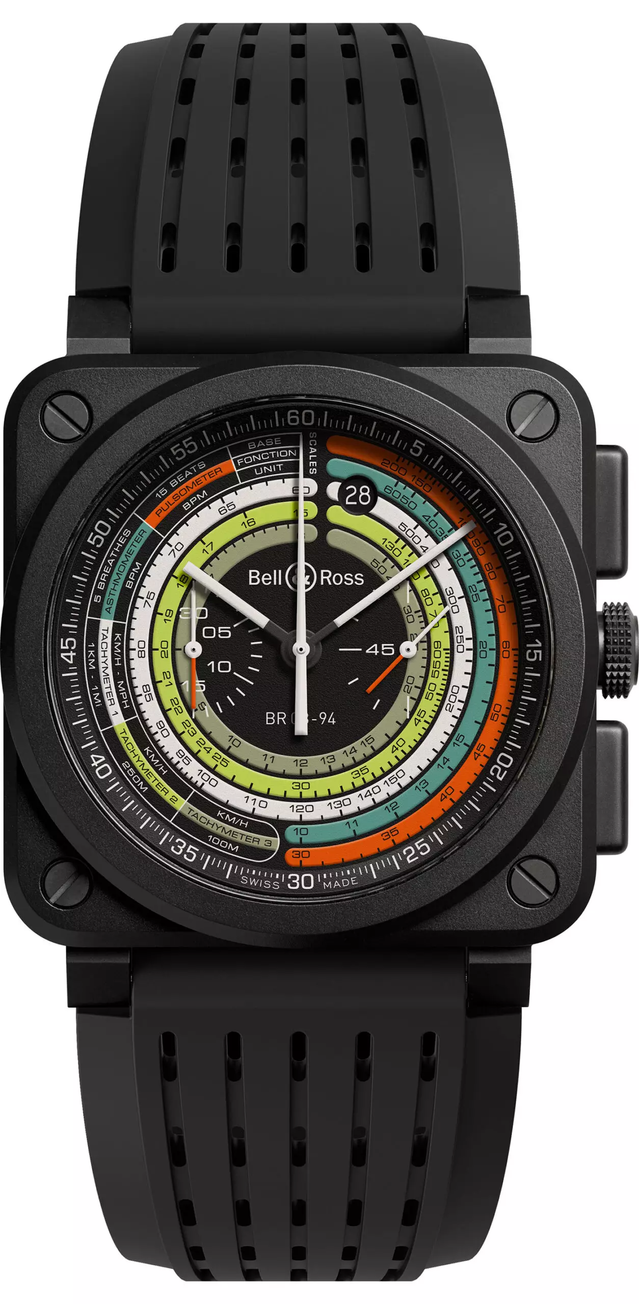 Bell & Ross သည် Limited Edition BR 03-94 Multimeter နာရီကို ကြေညာသည်။ 3499_4