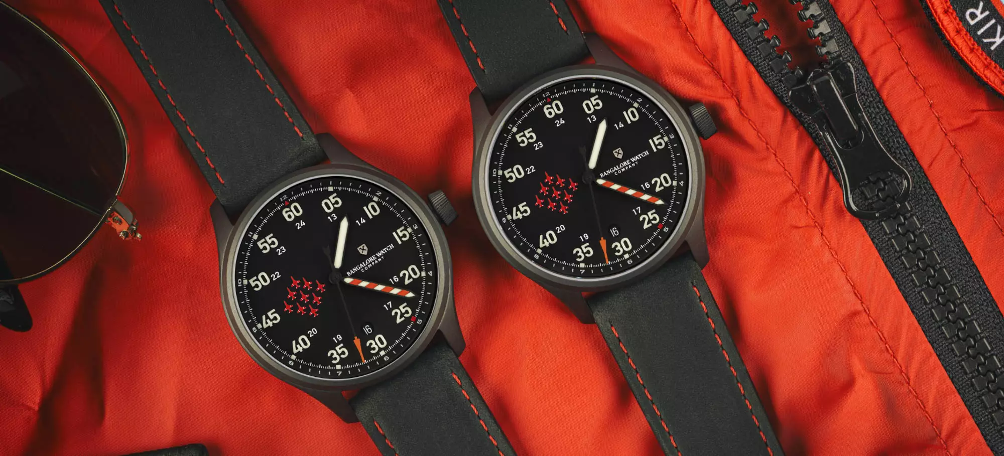 Bangalore Watch Company Debutéiert de MACH 1 Synchro Fir de 25. Anniversaire vum Suryakiran Aerobatic Team ze feieren
