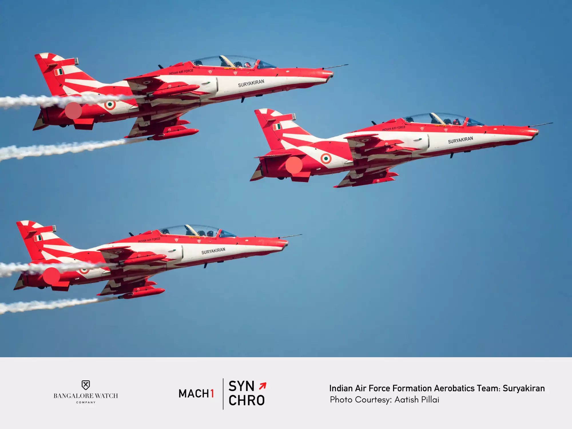 Syarikat Bangalore Watch Memperkenalkan Synchro MACH 1 Untuk Meraikan Ulang Tahun Ke-25 Pasukan Aerobatik Suryakiran 34_1