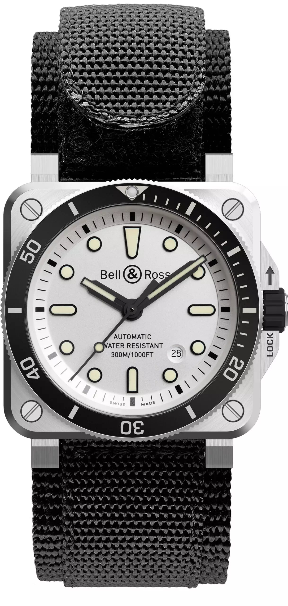 Bell & Ross প্রথম BR 03-92 ডাইভার হোয়াইট ওয়াচ 3500_4