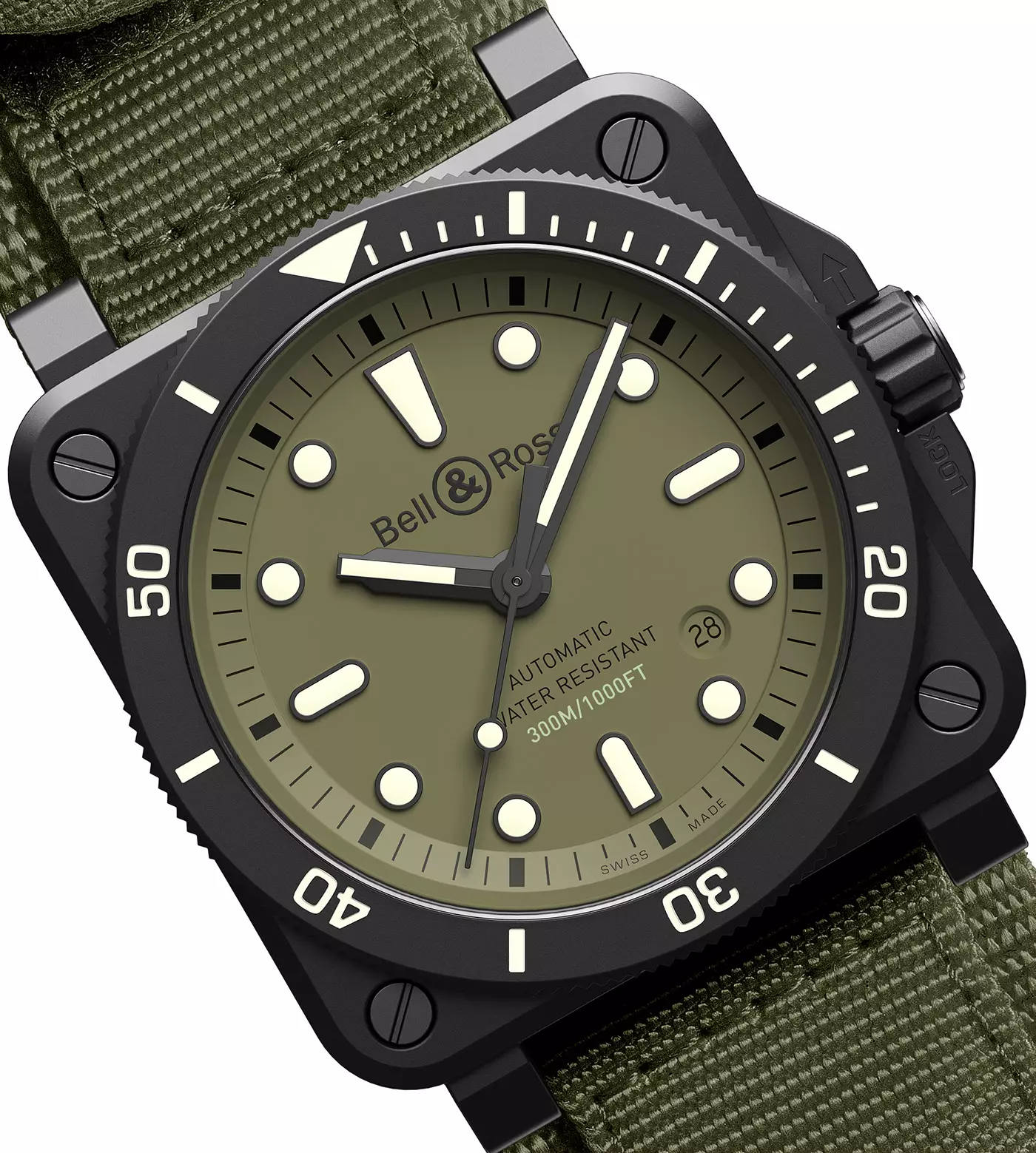 Bell & Ross 推出限量版 BR 03-92 Diver 軍用腕錶 3507_3