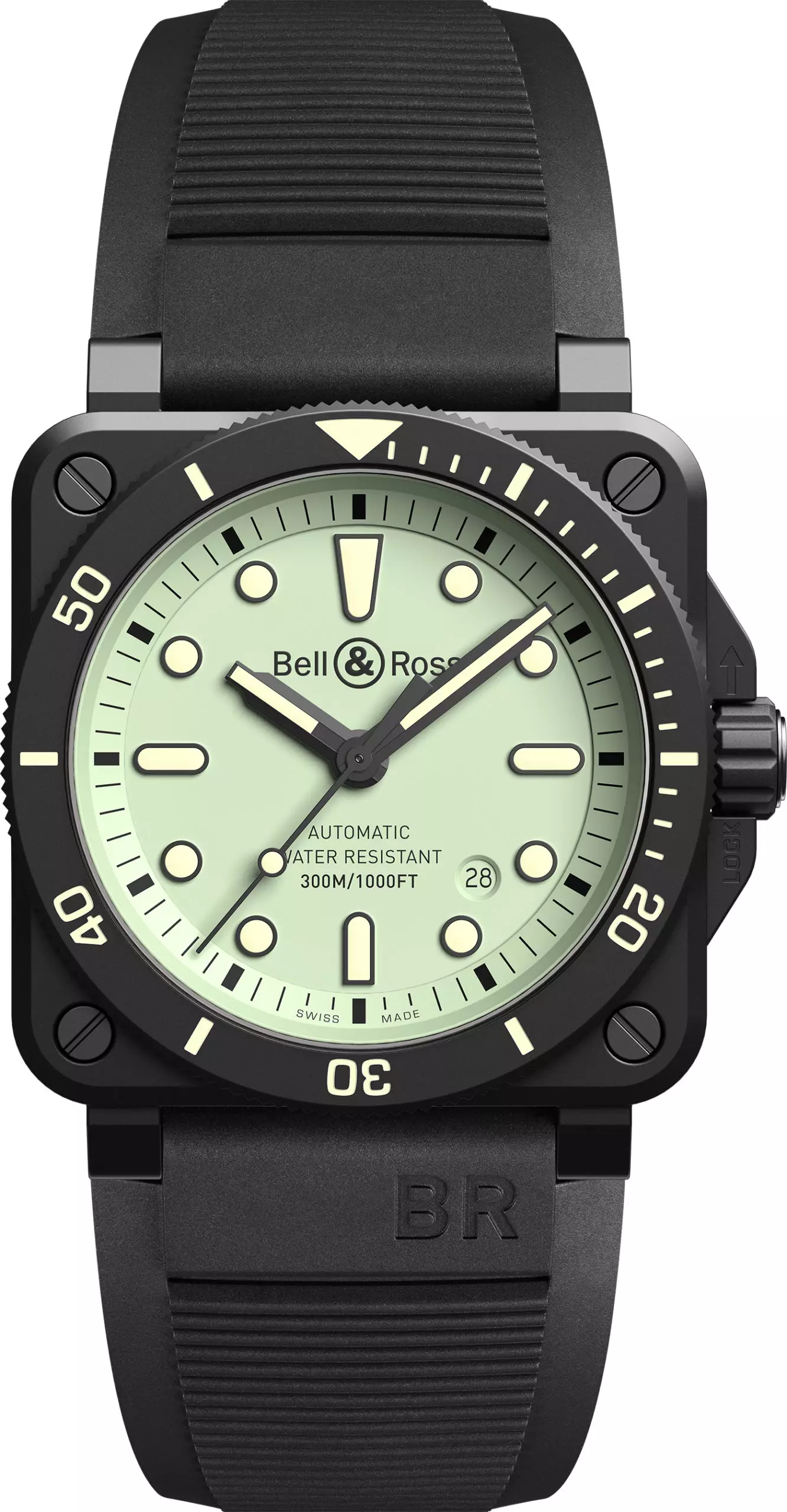 Bell & Ross kundiget Limited Edition BR 03-92 Diver Full Lum oan 3510_3