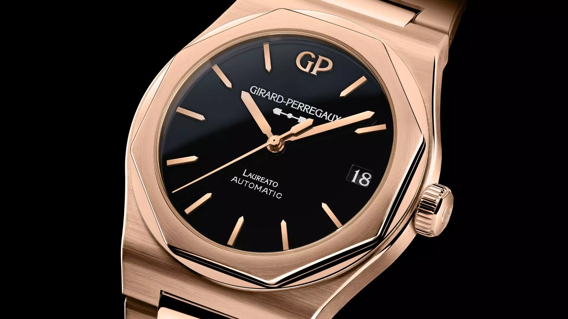 Girard-Perregaux afslører Laureato 42 mm pink guld og onyx ur