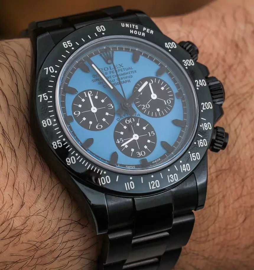Bamford Watch Department Rolex Daytona biru hitam