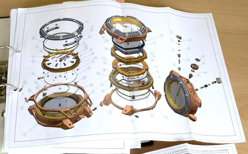 Revelation R03 Case Construction Exploded View