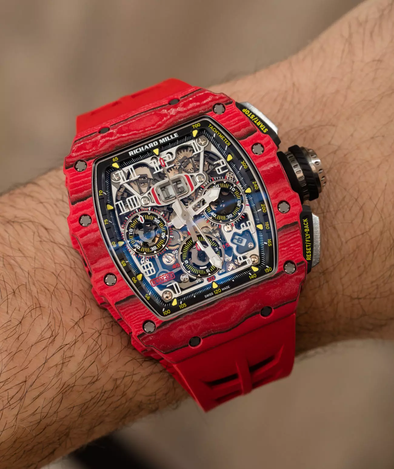 Richard Mille RM 11-03 Awtomatiku Flyback Chronograph Red Quartz FQ TPT Watch Hands-On 35386_1