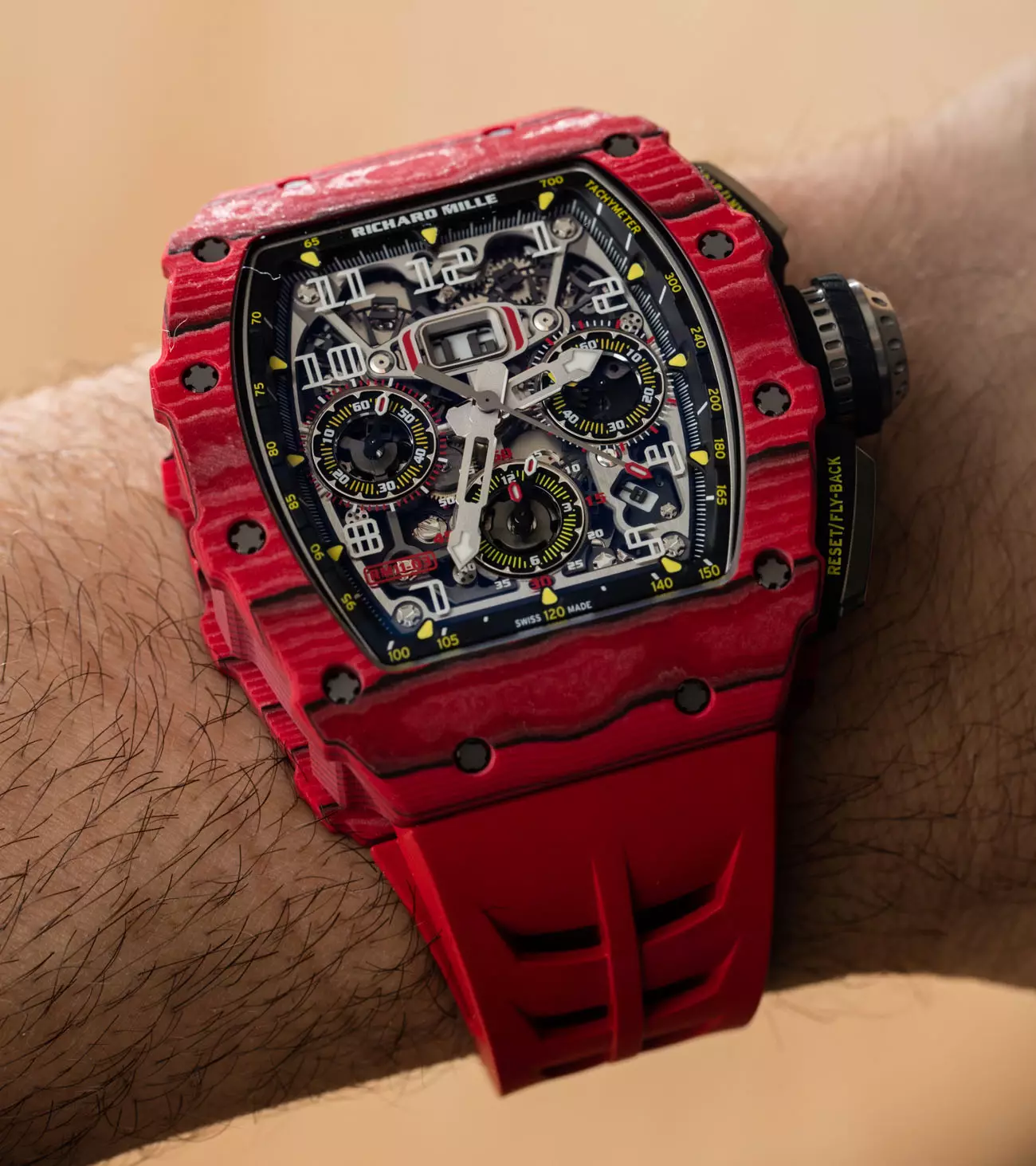 Richard Mille RM 11-03 Awtomatiku Flyback Chronograph Red Quartz FQ TPT Watch Hands-On 35386_3