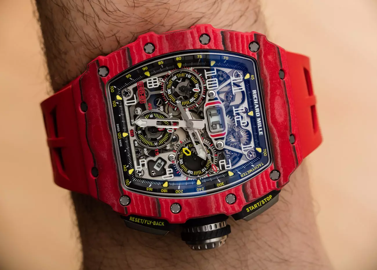 Richard Mille RM 11-03 Awtomatiku Flyback Chronograph Red Quartz FQ TPT Watch Hands-On 35386_4