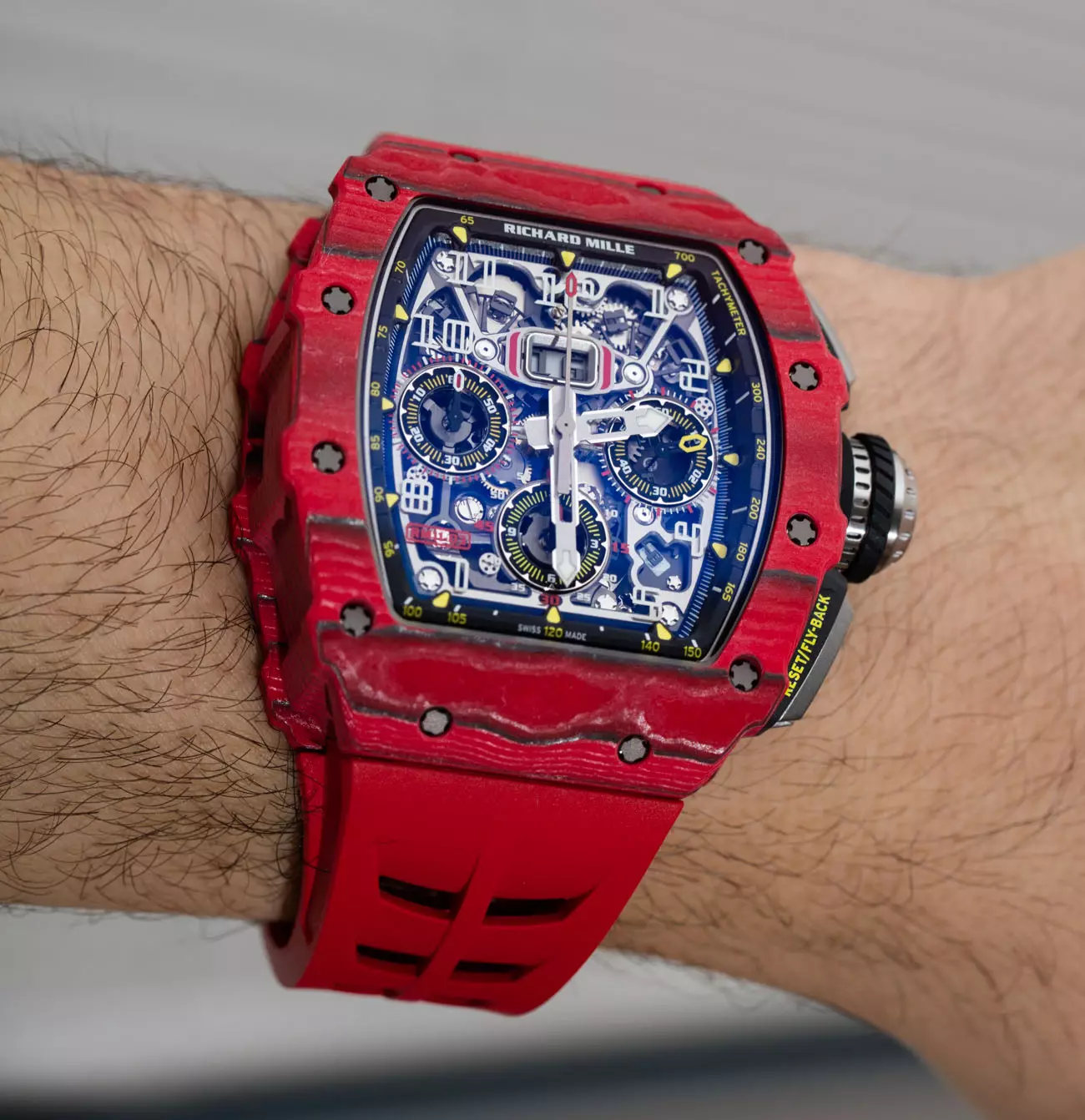 Richard Mille RM 11-03 Awtomatiku Flyback Chronograph Red Quartz FQ TPT Watch Hands-On 35386_6