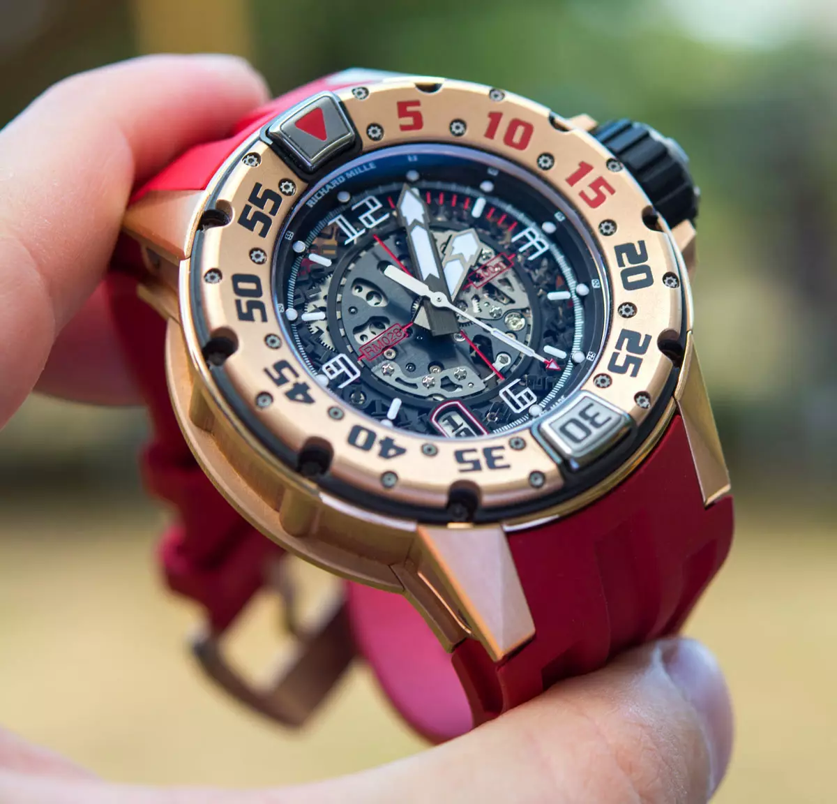 Richard Mille RM 028 Diver In Red Gold Watch Hands-On 35388_1