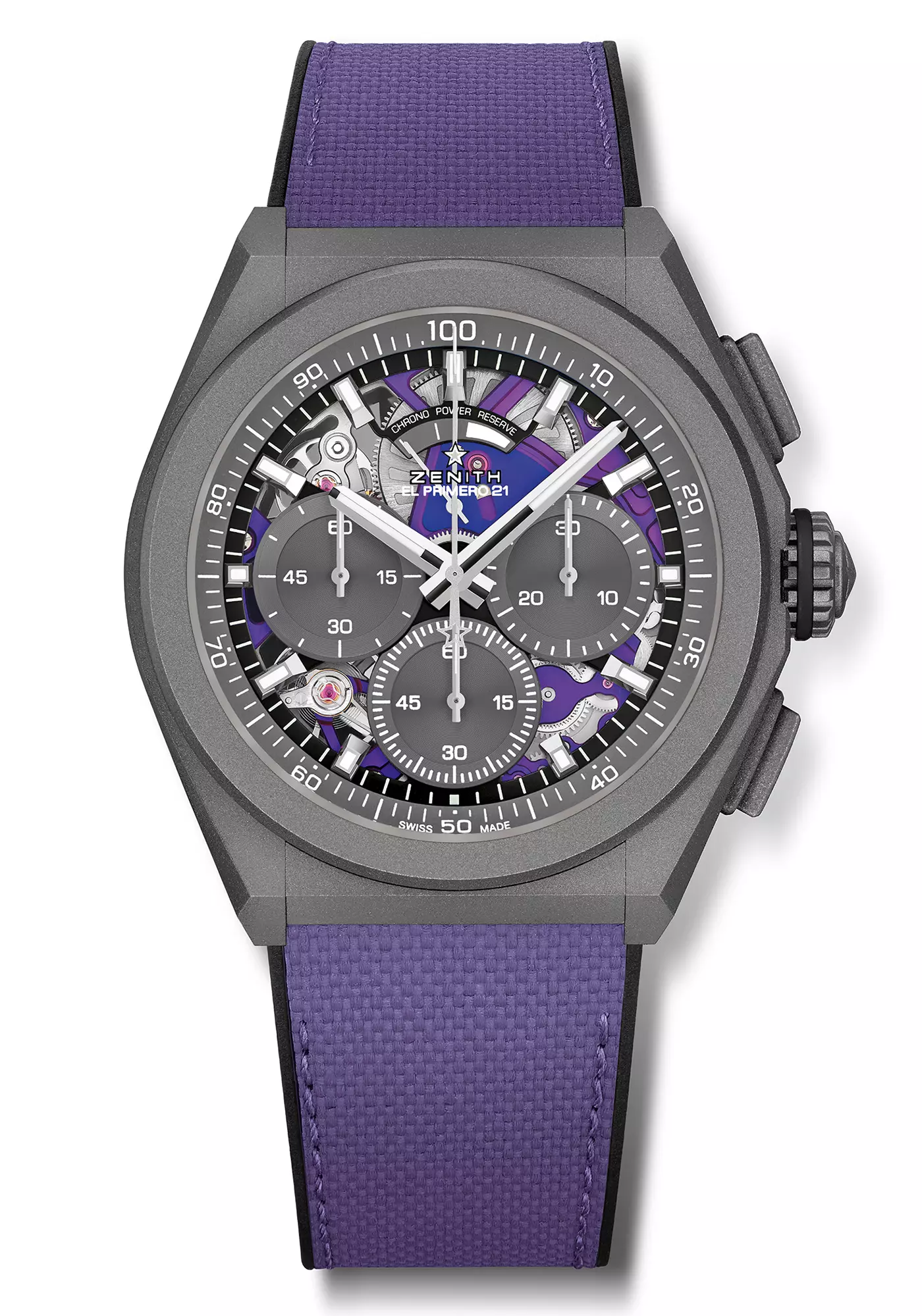 Zenith Yaanza The Defy 21 Ultraviolet Chronograph 35897_3
