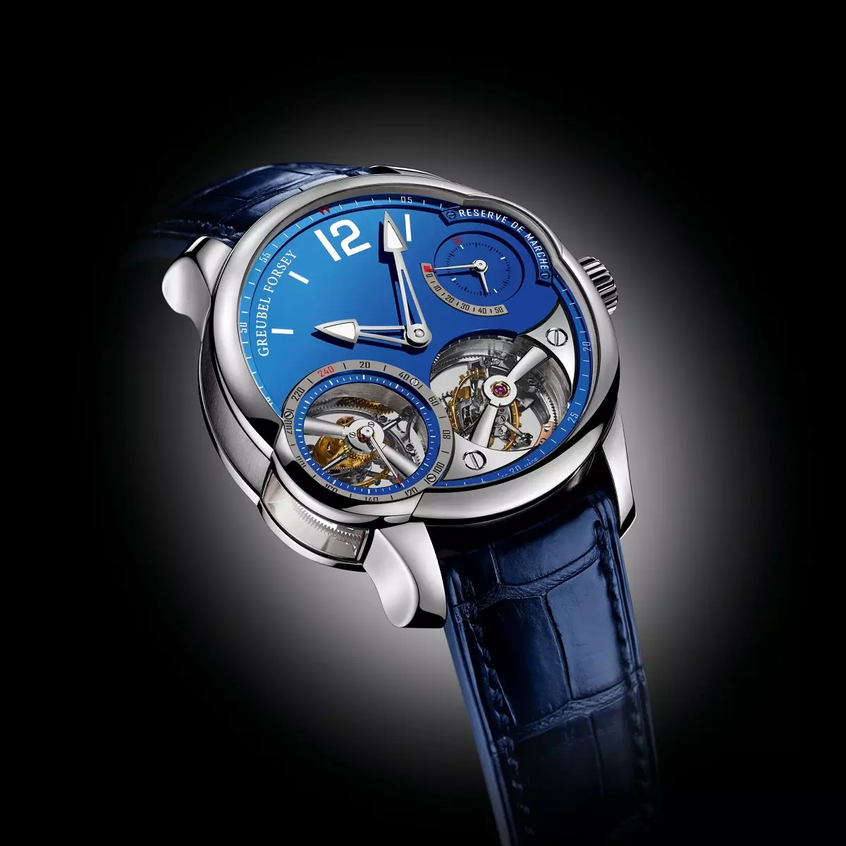 Greubel Forsey رباعي توربيون أزرق 3660_1