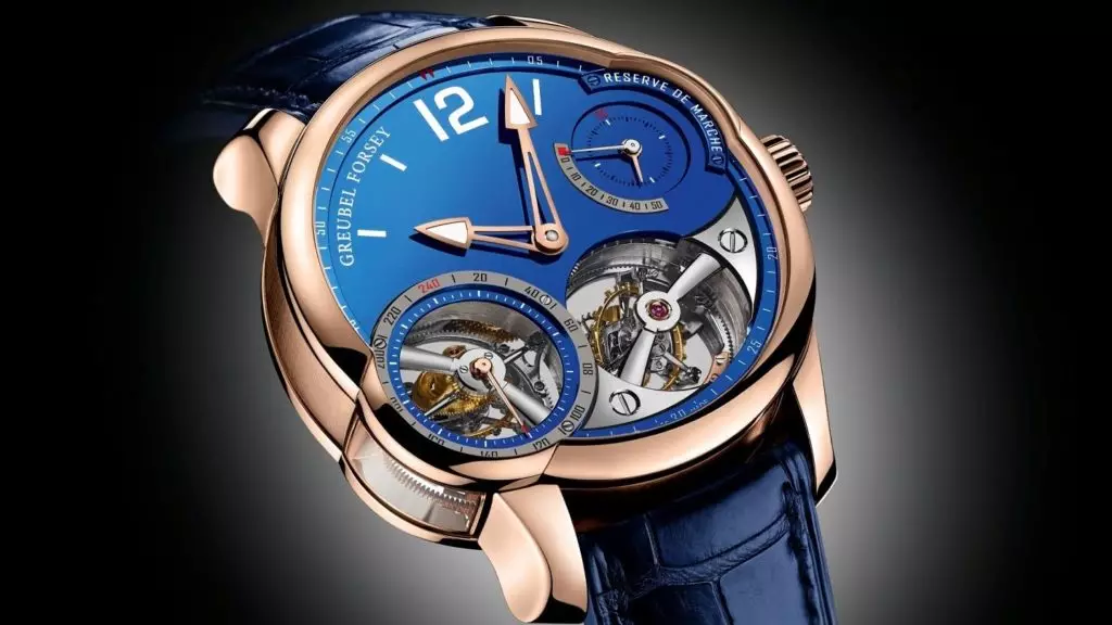 Greubel Forsey رباعي توربيون أزرق 3660_3