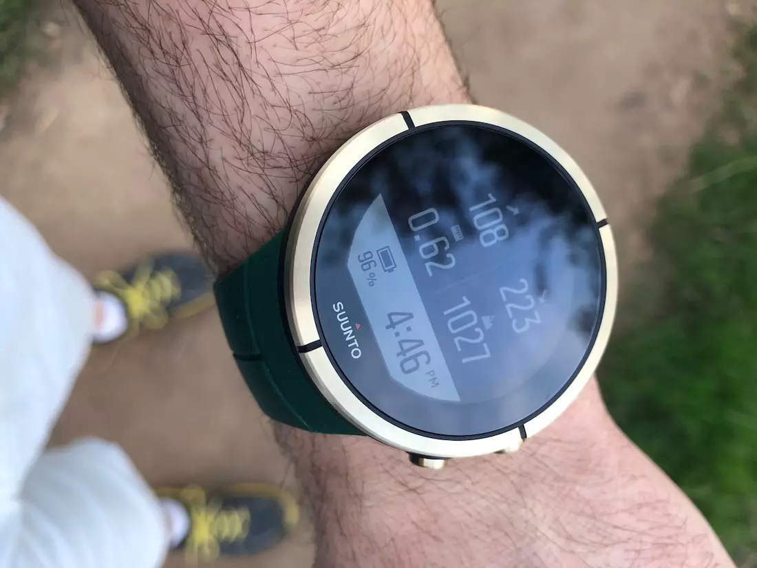 Suunto Spartan Ultra 锻炼数据显示