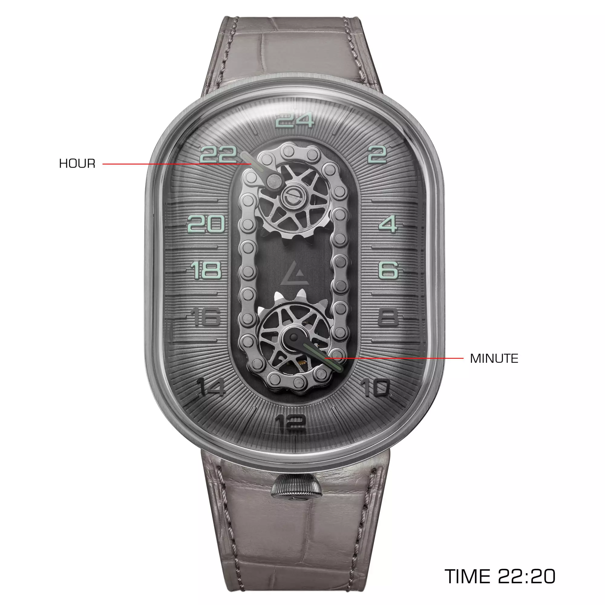 Angles Watches reimaginează afișajul de 24 de ore cu lanțul timpului 36_5