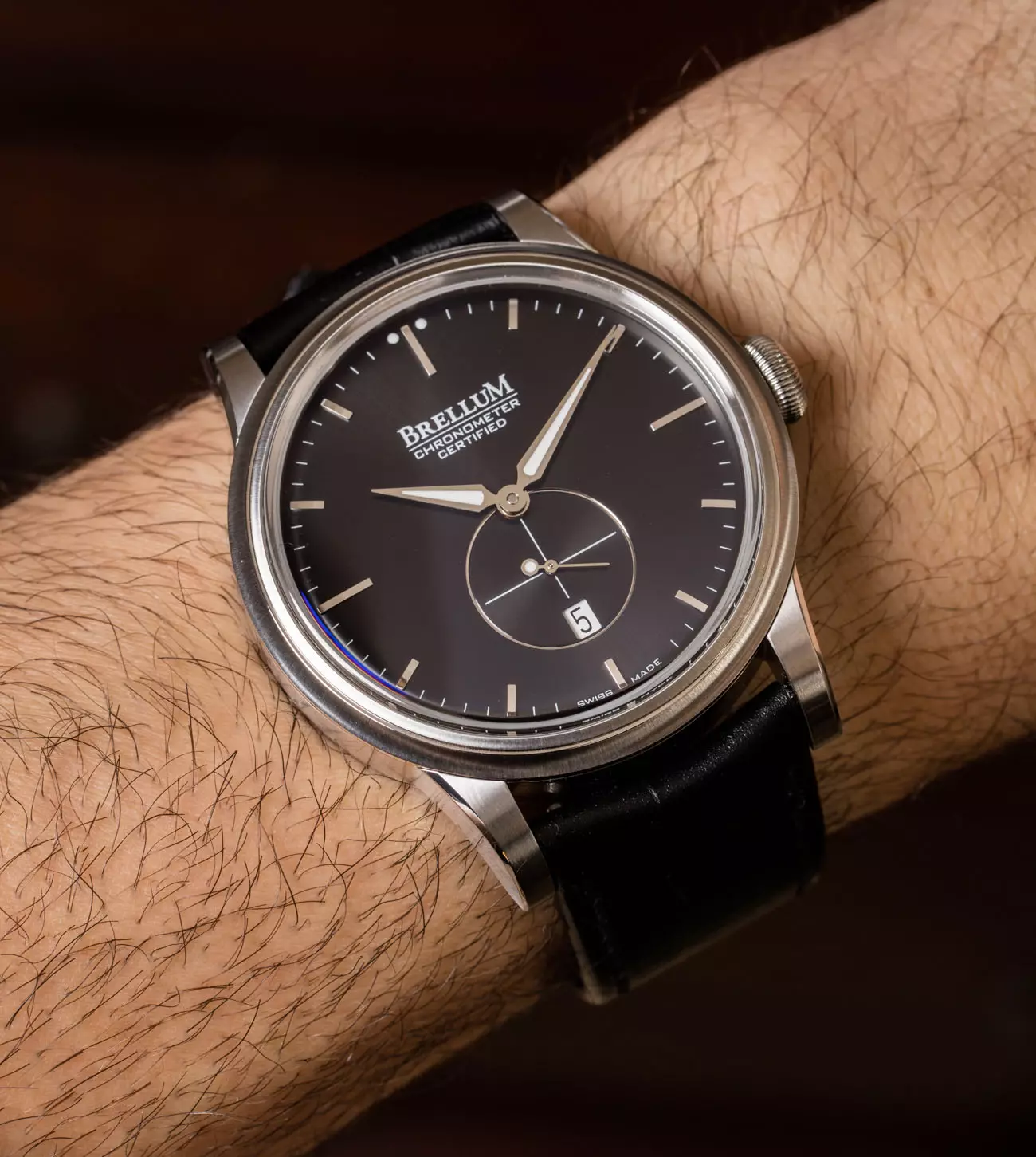 Огляд годинника Brellum Wyvern Classic Petite Seconde Chronometer 3710_1