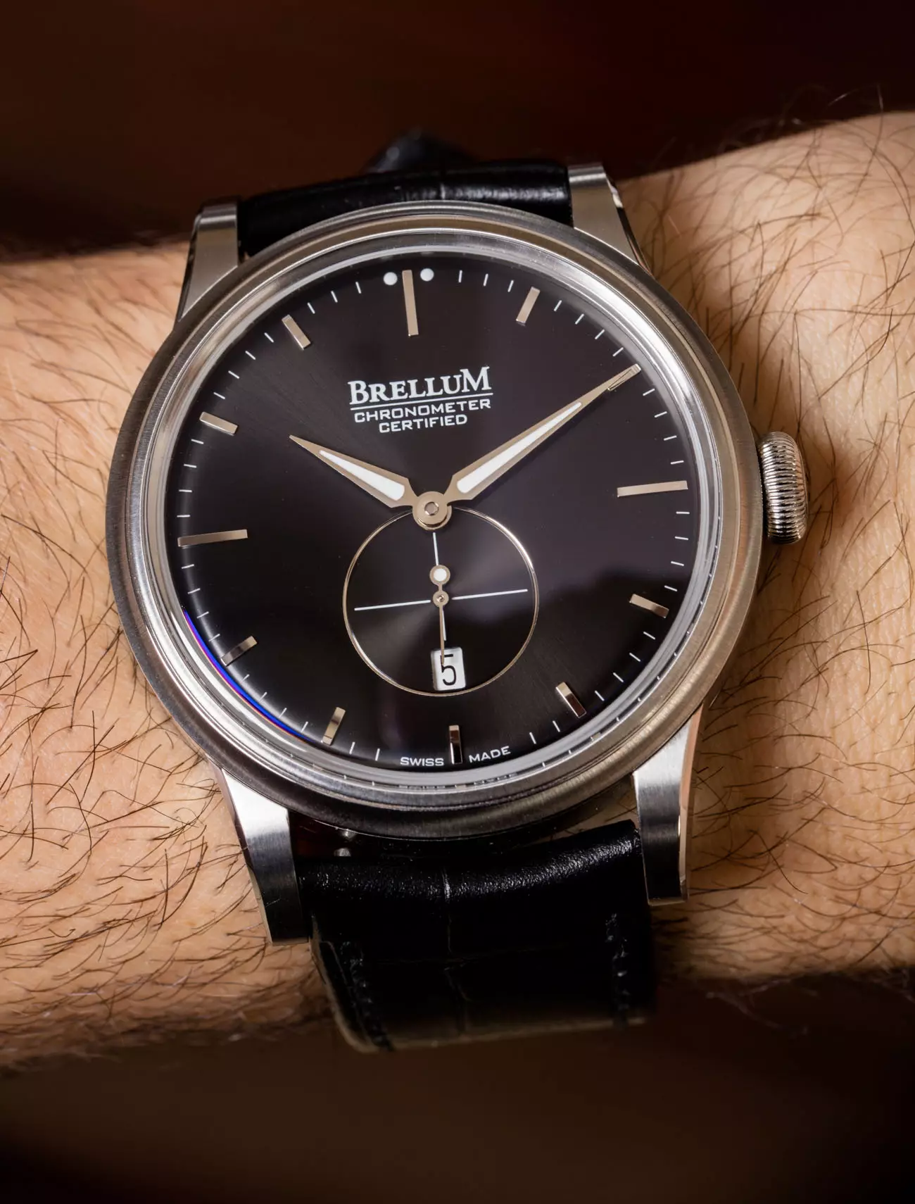 مراجعة ساعة Brellum Wyvern Classic Petite Seconde Chronometer 3710_5