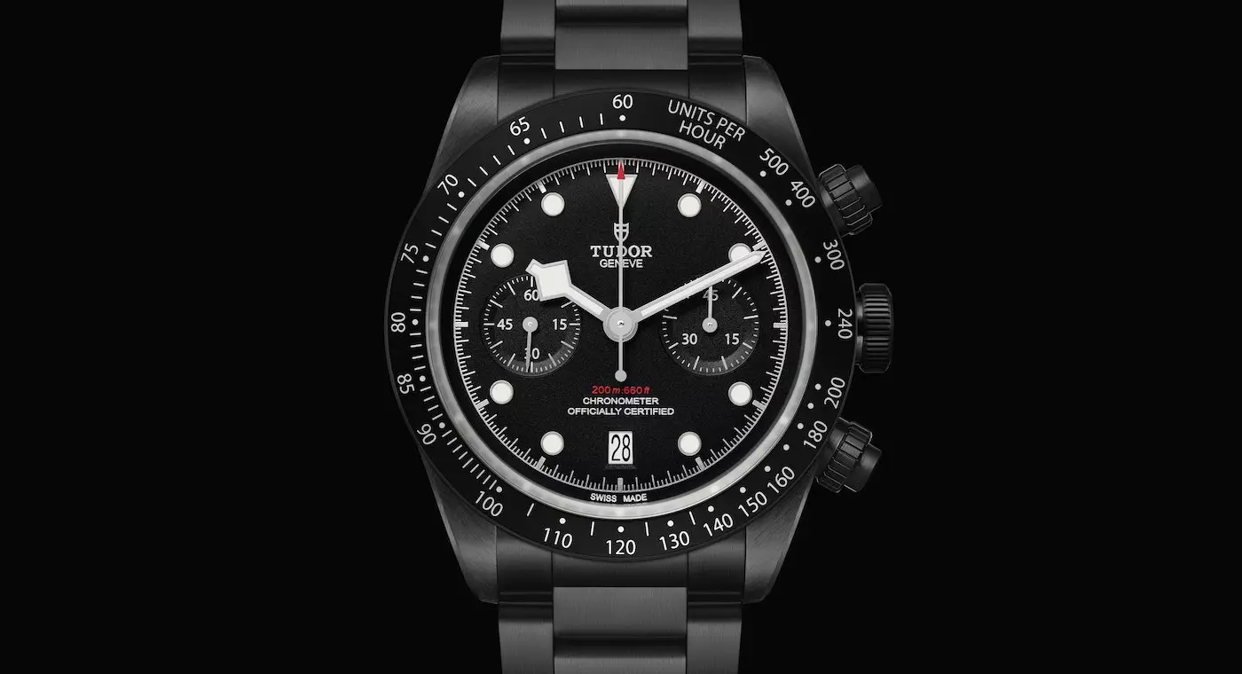 Tudor Black Bay Chrono Dark Limited-Edition yana girmama Duk Baƙar fata 37354_1