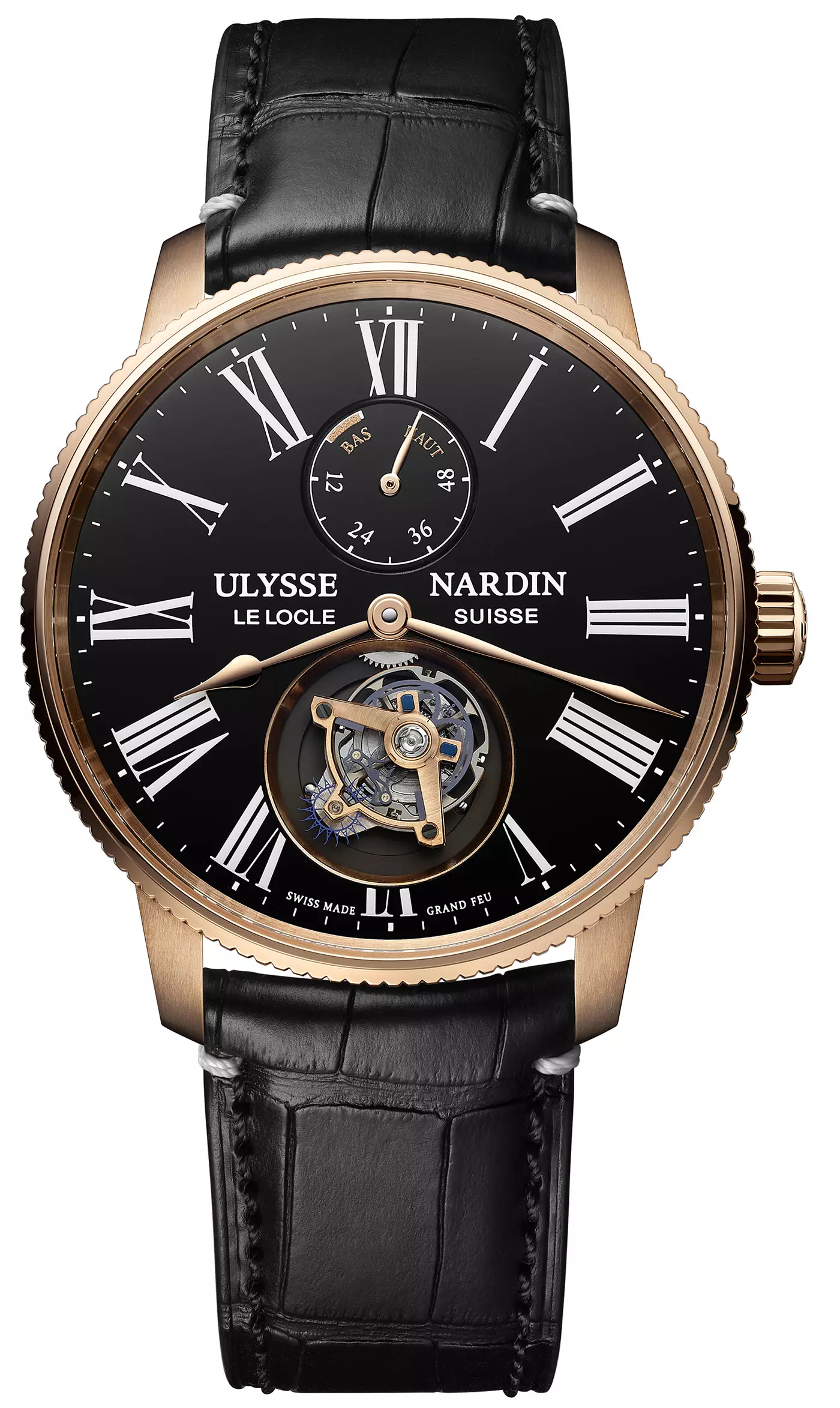 Ulysse Nardin na-eme emume afọ 175 na mbipụta nwere oke mmiri Torpilleur Tourbillon Grand Feu Watch 37476_2