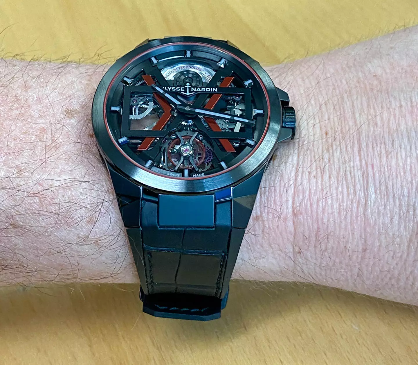 Дэбют аўтаматычных гадзіннікаў з турбіёнам Ulysse Nardin Blast 37482_9