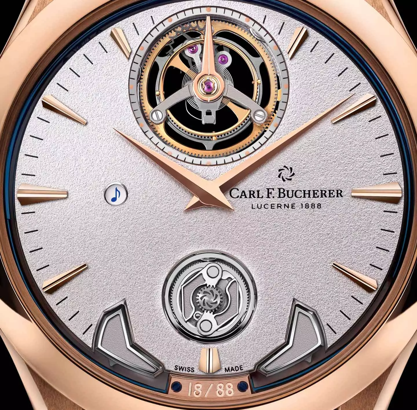 Carl F. Bucherer Rellotge simfònic de repetició de minuts Manero 3796_6