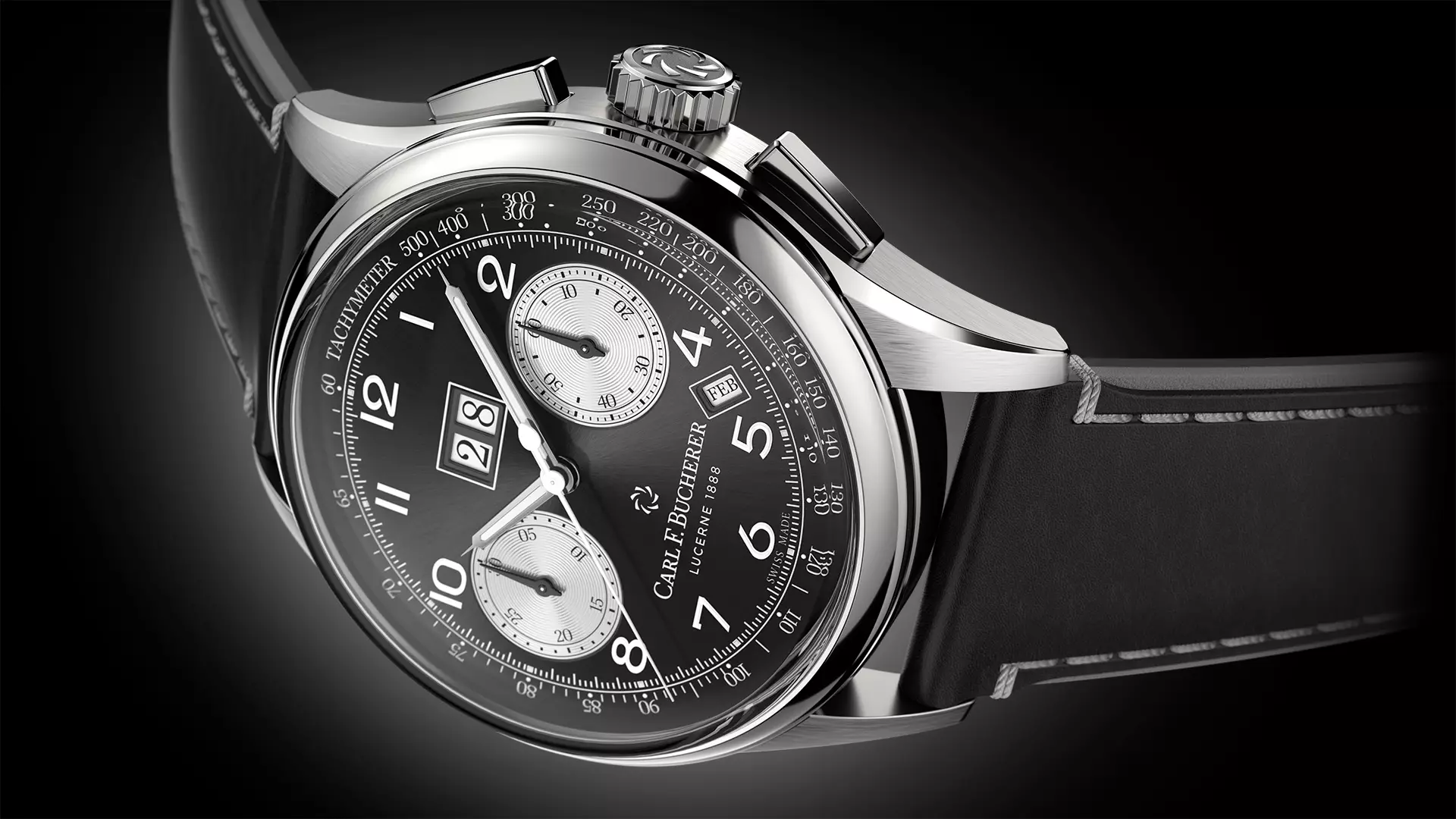 Carl F. Bucherer Anofumura Yakaganhurwa Edition Heritage BiCompax Yegore Reverse Panda Watch 3797_1