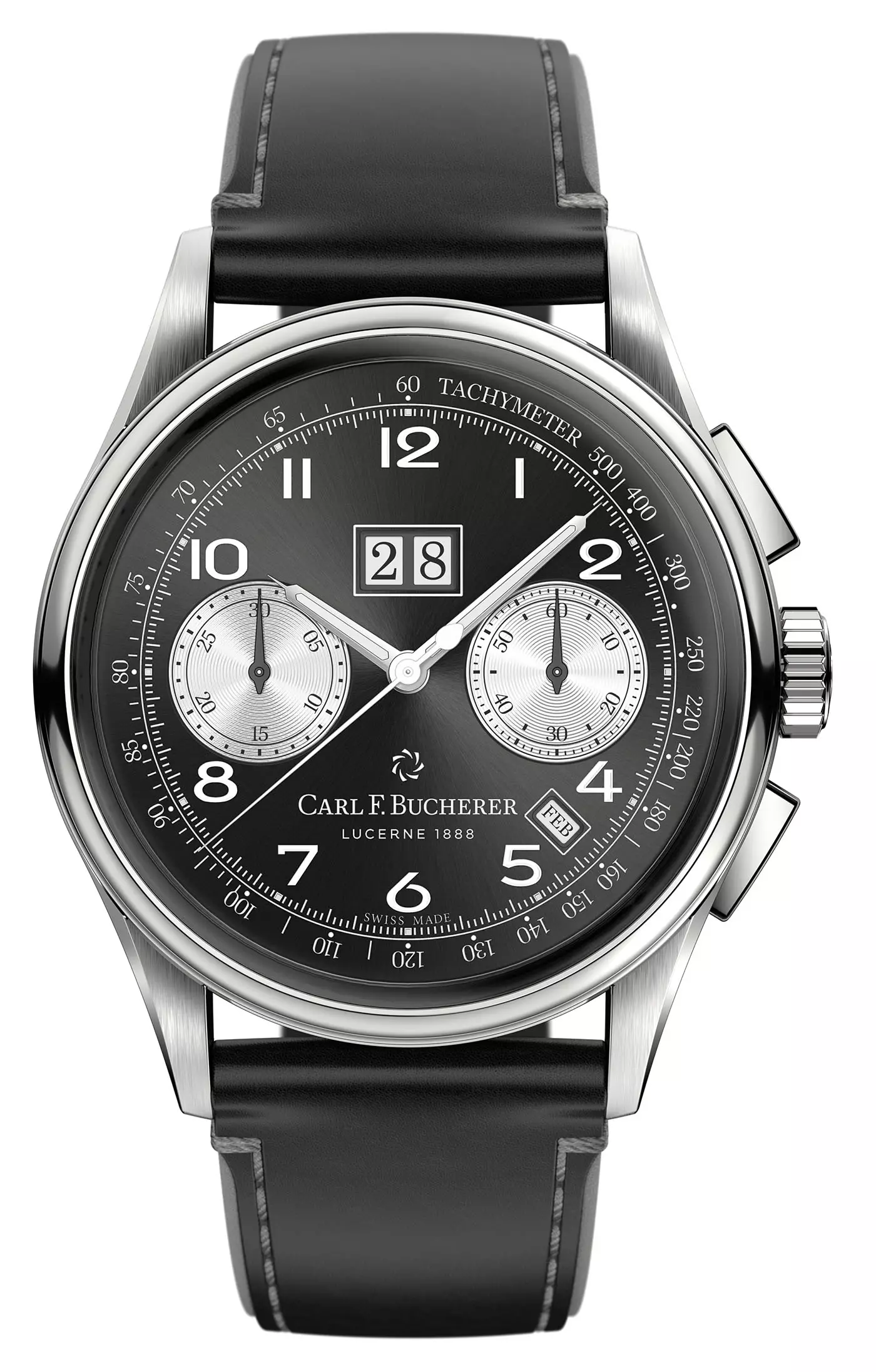 Inilabas ni Carl F. Bucherer ang Limited Edition Heritage BiCompax Taunang Reverse Panda Watch 3797_4