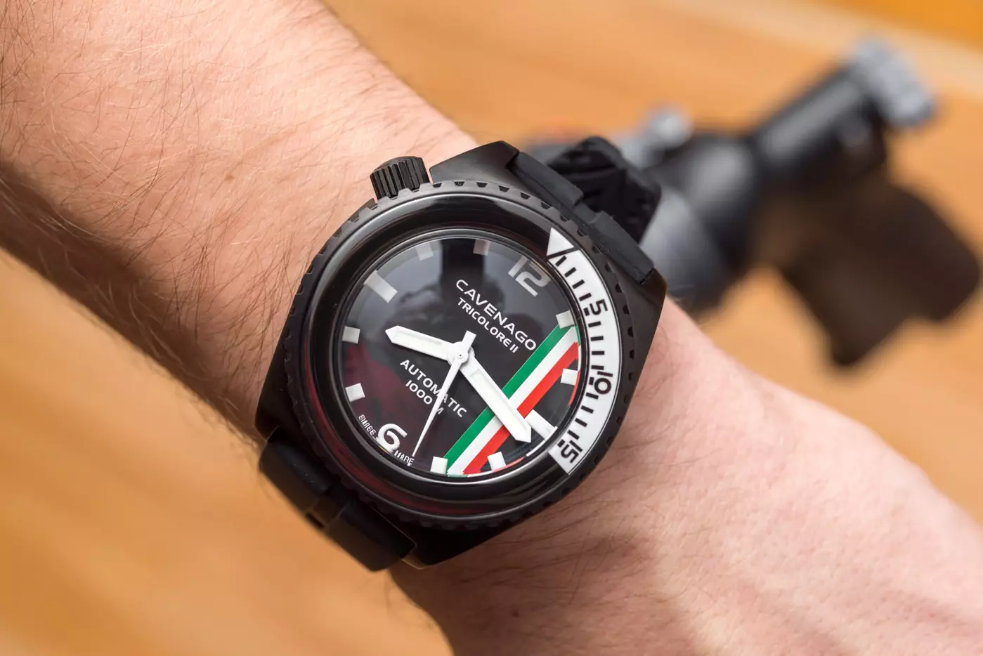 Revisión del reloj de buceo Cavenago Tricolore II 1000M 3832_8