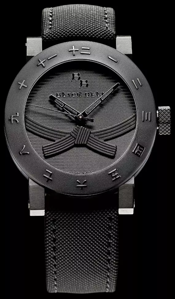 rellotge de cinturó negre