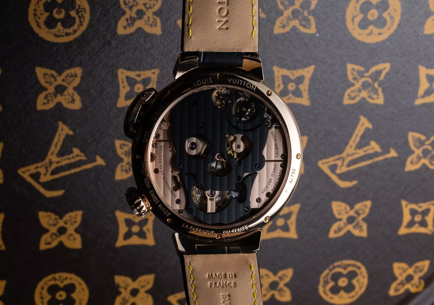 Esku-hartzea: Louis Vuitton Tambour Carpe Diem Automaton Watch 3875_9