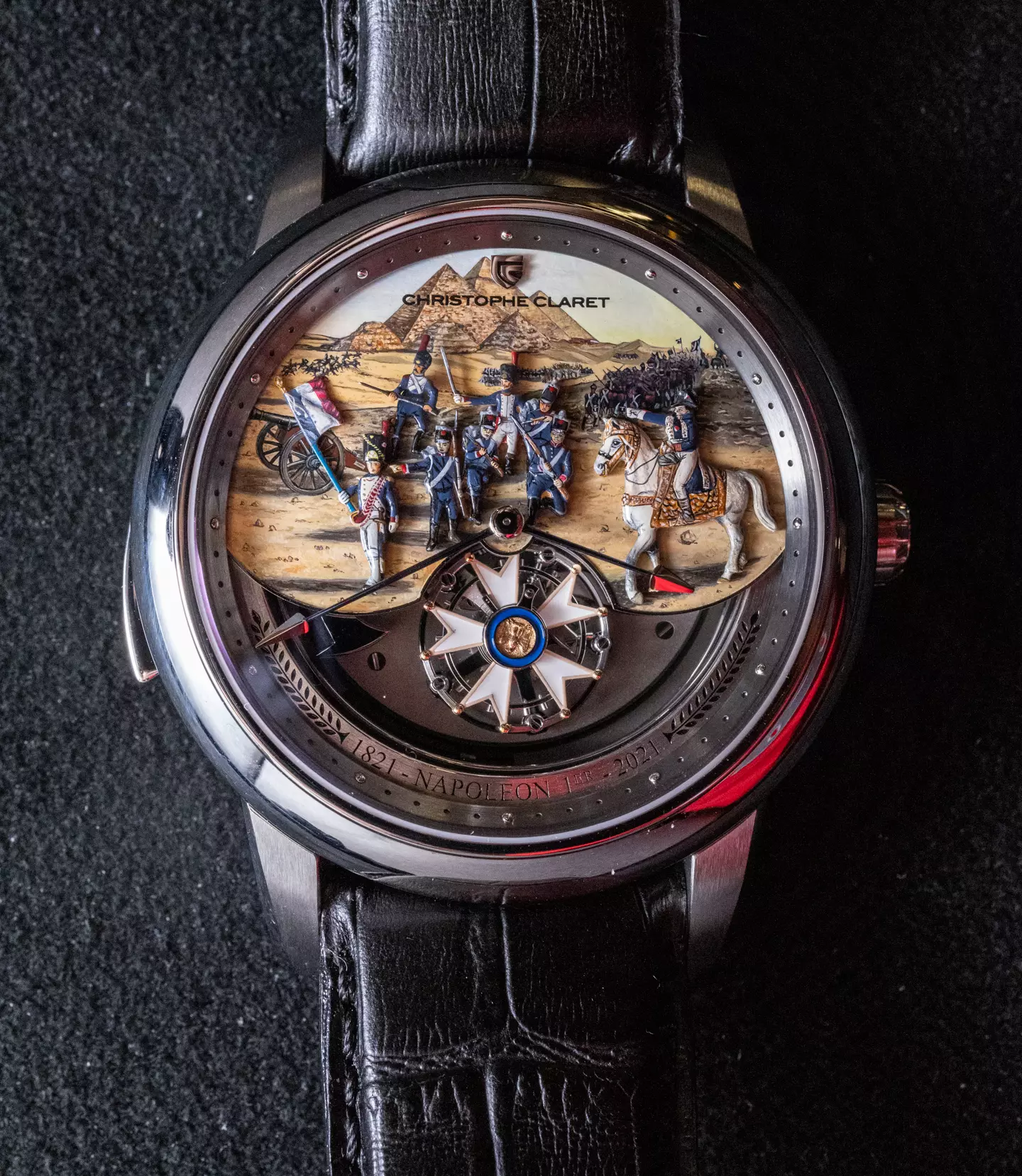 Praktično: ure Christophe Claret Napoleon Tourbillon z minutnim repetitorjem 3903_2