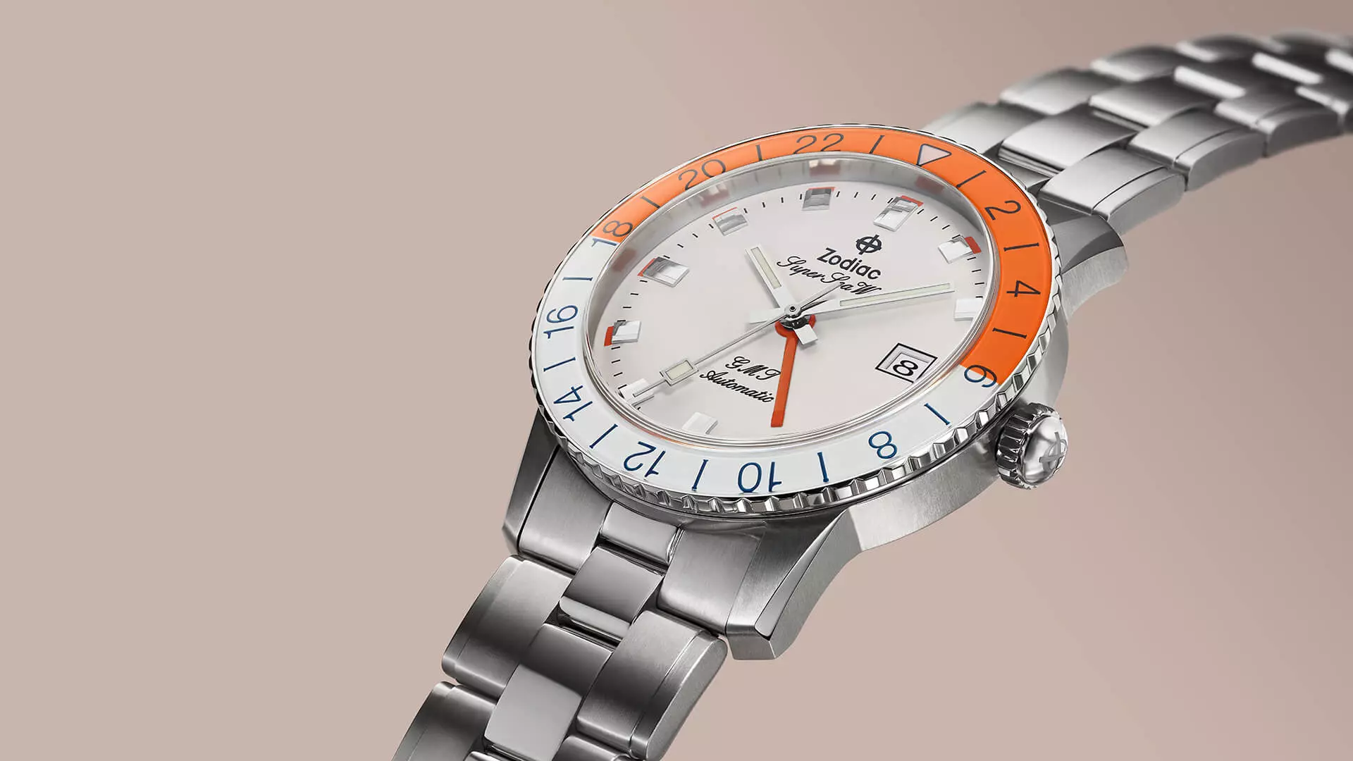 Zodiac เปิดตัว Super Sea Wolf GMT รุ่นพิเศษ “Sherbet” 39206_1