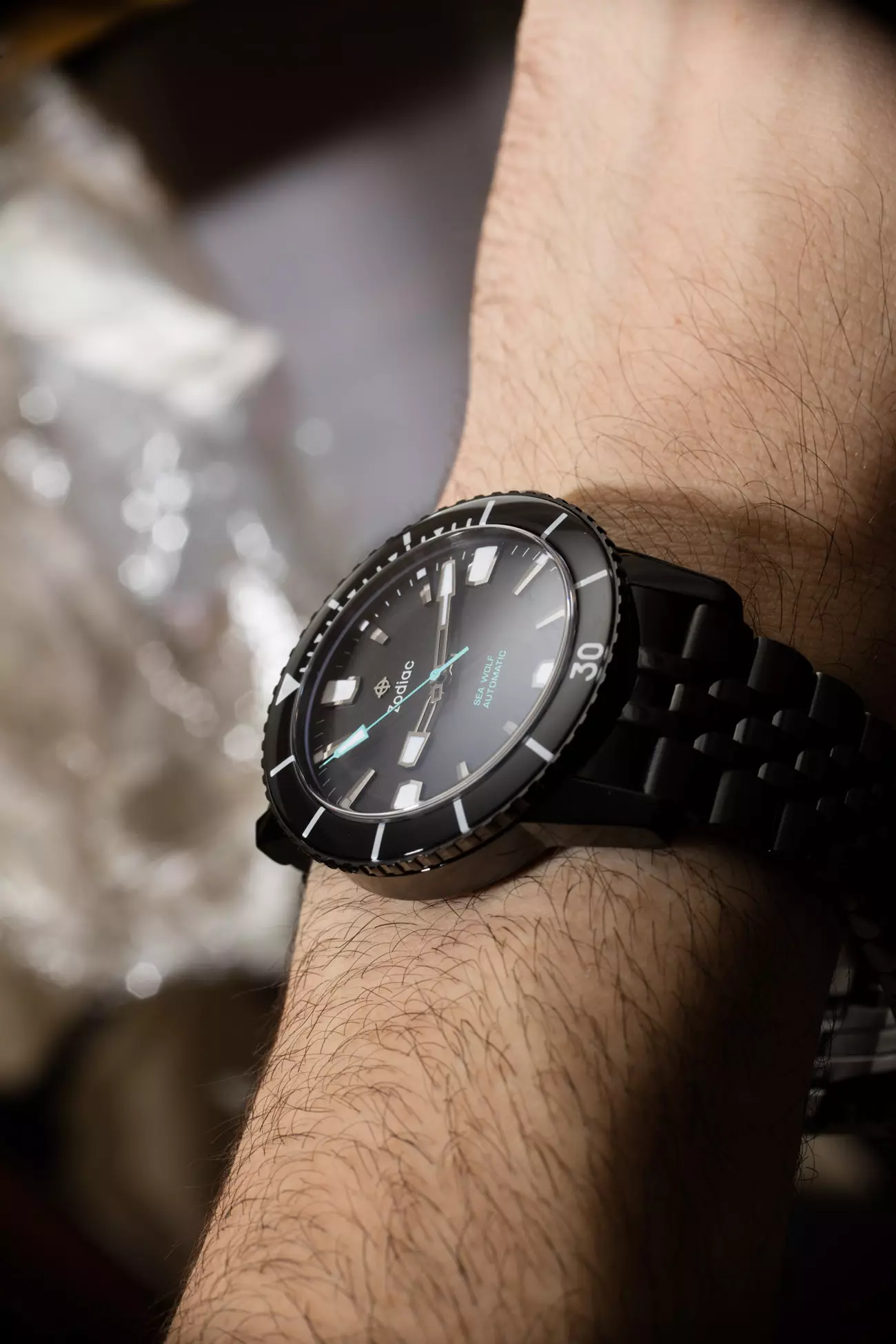 Zodiac Super Sea Wolf 53 Black ZO9276 Hands-On -kello 39207_4