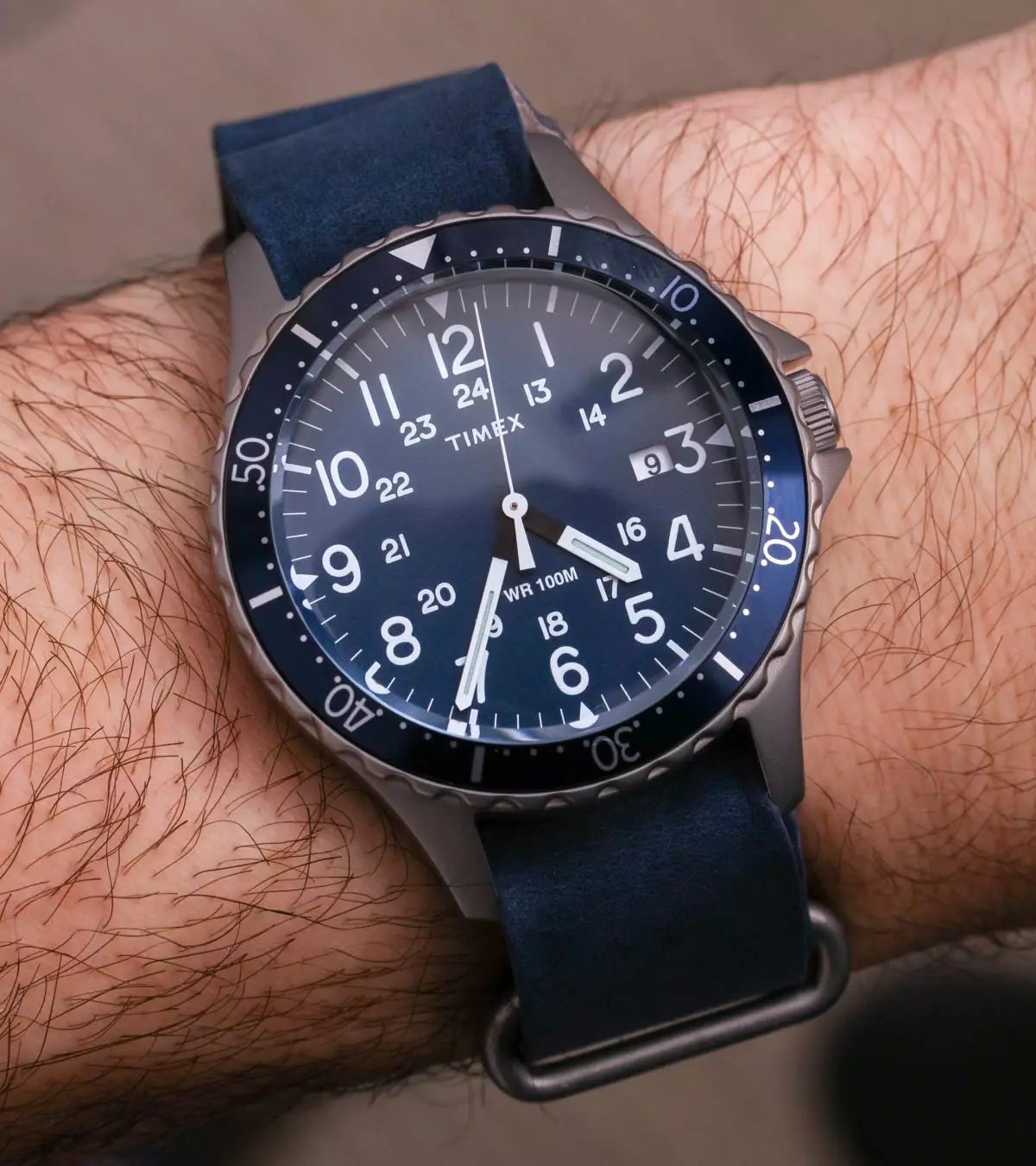 Lámhaigh láimhe aigéan Timex Navi