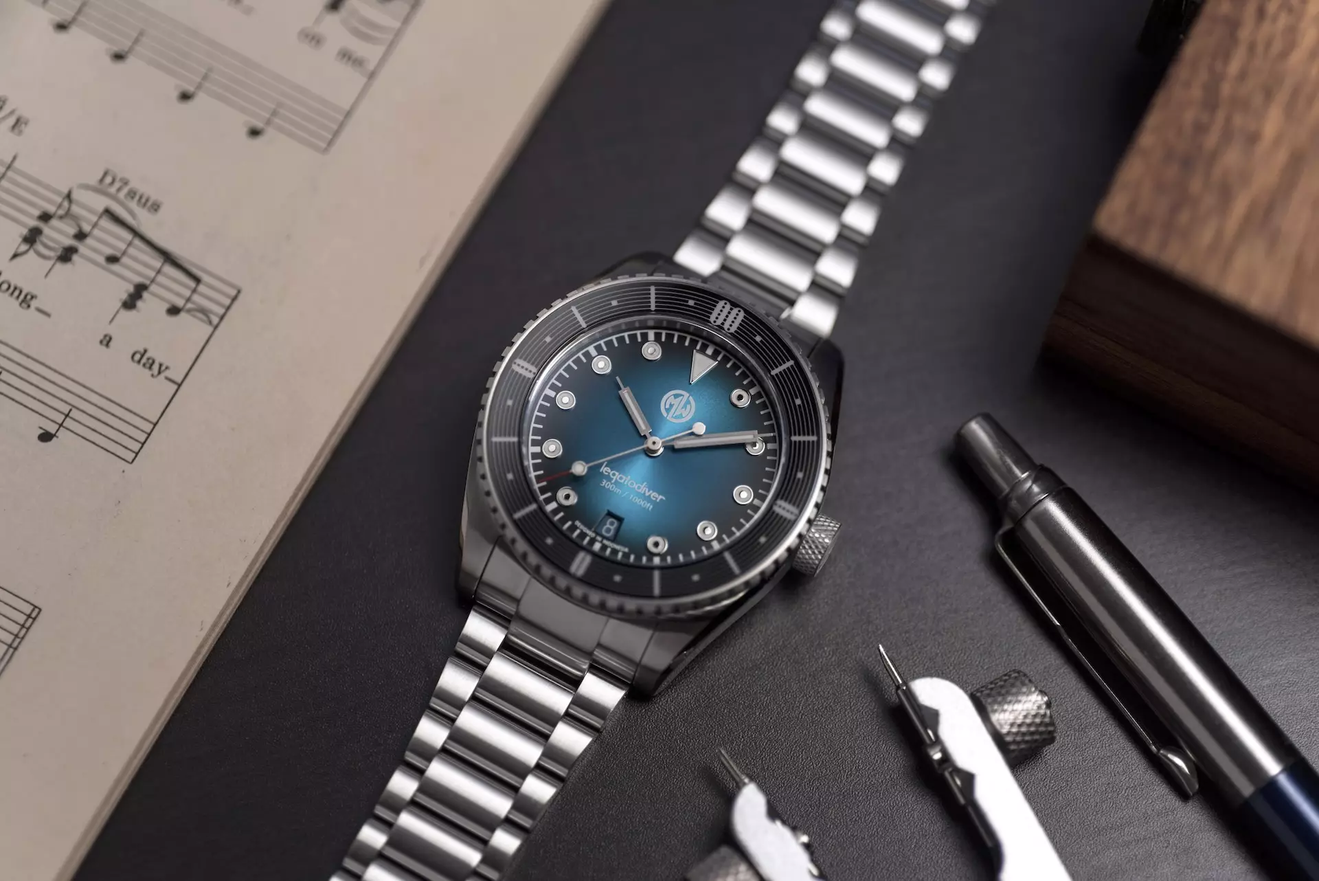 MW Timepieces atinge toate notele potrivite cu Legatodiver, un ceas de scufundări inspirat din muzică 39373_1