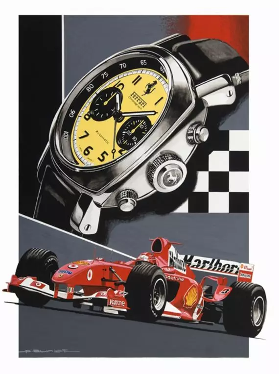 Watch & Car Art Together Pa Atis Franse Philippe Burlet 39684_2