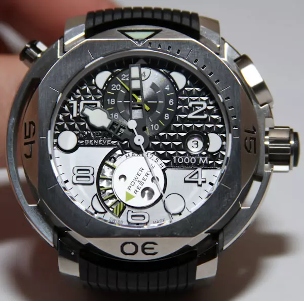 „Clerc Hydroscaph GMT“ laikrodžių apžvalga 4007_5