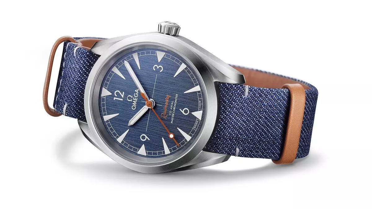 Omega Railmaster 'Denim' коаксиалды мастер хронометр сағаты 40499_2