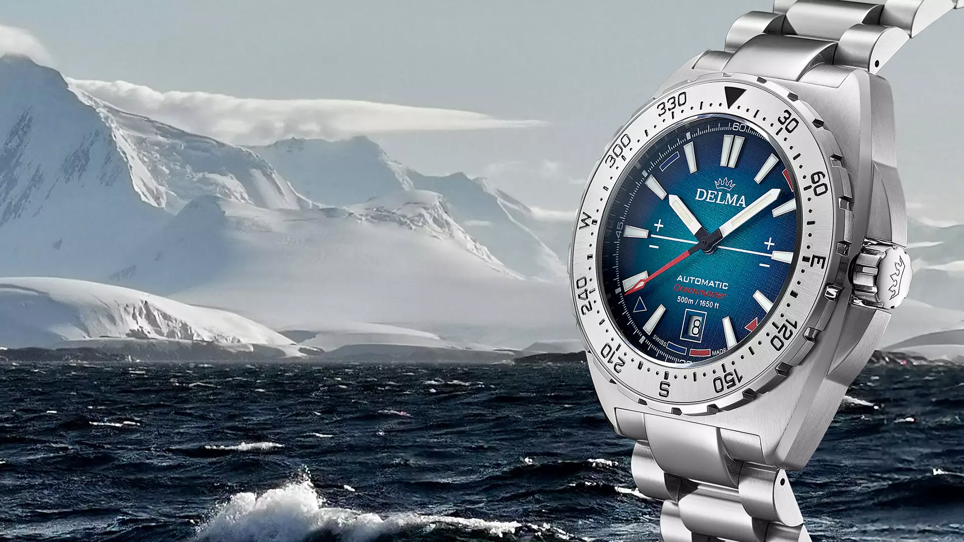 Delma afslører Limited Edition Oceanmaster Antarctica Sailing Watch 4165_1