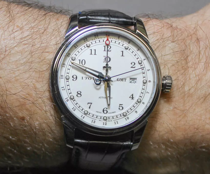 Detroit Watch Company 1701 GMT Pontchartrain Watch Review 4173_1