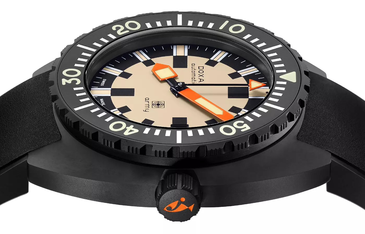 Doxa presenta un reloxo de edición limitada dos reloxos do exército de Suíza 4242_2