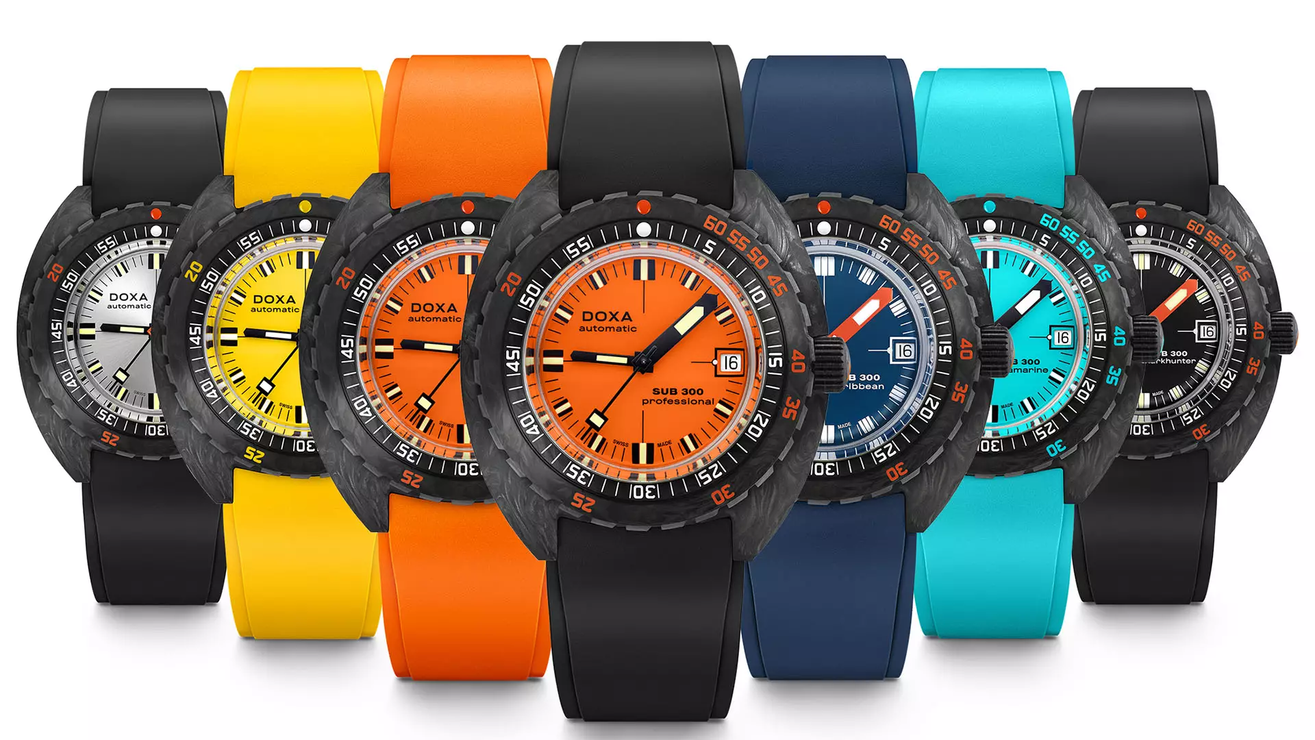 Doxa သည် Sub 300 Carbon COSC Watch ကို ကြေညာခဲ့သည်။ 4248_1