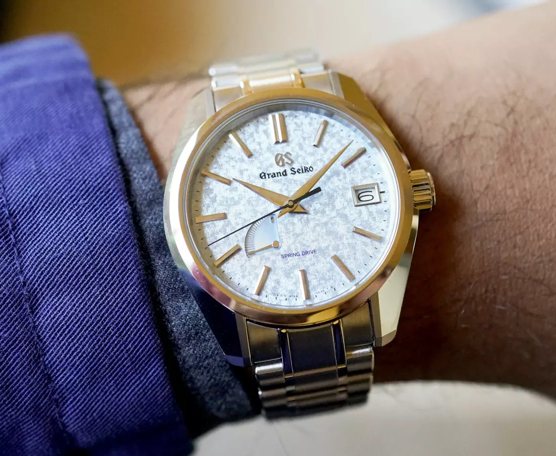 Grand Seiko Kira-Zuri bilek vuruşu